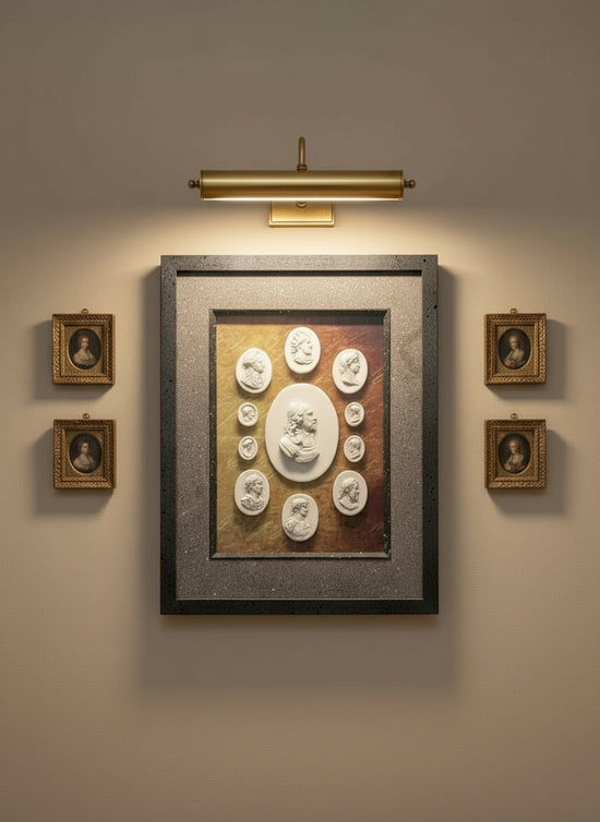 Intaglio Set On Calligraphy Parchment Paper – Sculptured Arts Studio