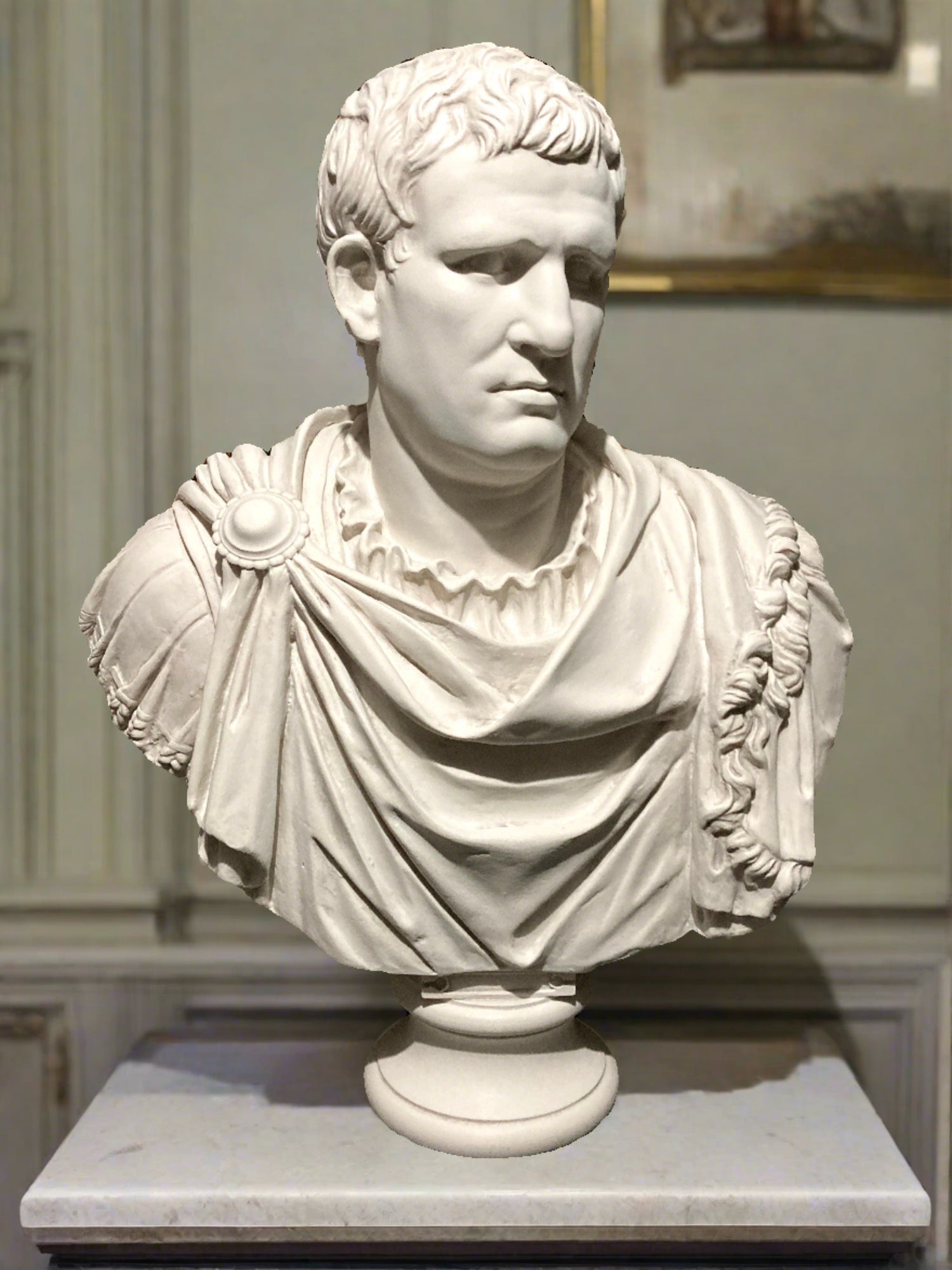 Marcus Vipsanius Agrippa bust – Sculptured Arts Studio