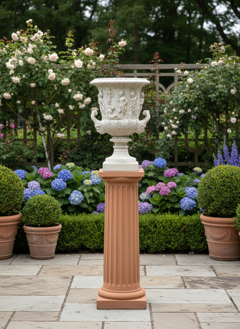 Medici Vase Marble - Grand Tour Masterpiece Uffizi Gallery – Sculptured ...