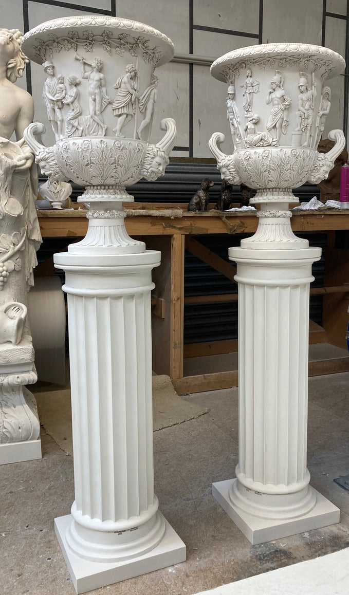 Fluted Column Wht – Sculptured Arts Studio