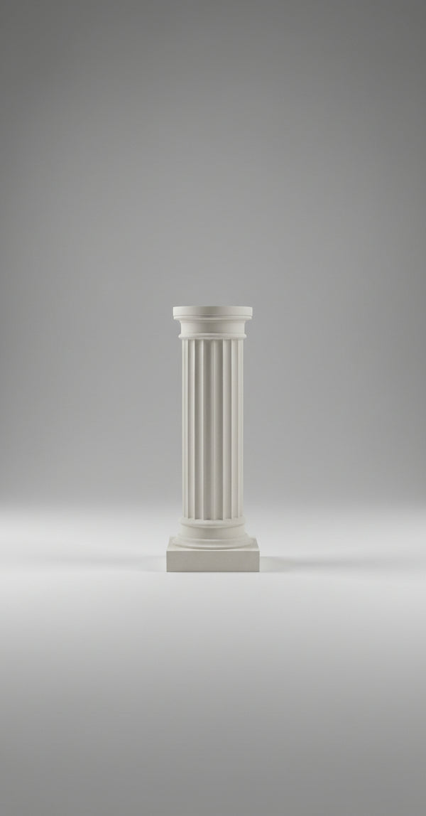 Fluted Column Wht – Sculptured Arts Studio