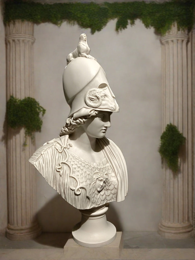 Athena Bust Lrg – Sculptured Arts Studio